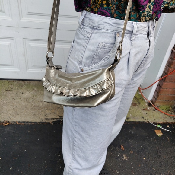 Strada | Bags | Strada Mini Crossbody Shimmer Metallic Purse | Poshmark